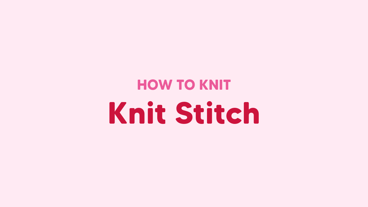 How to Knit Stitch - Skappel Oslo