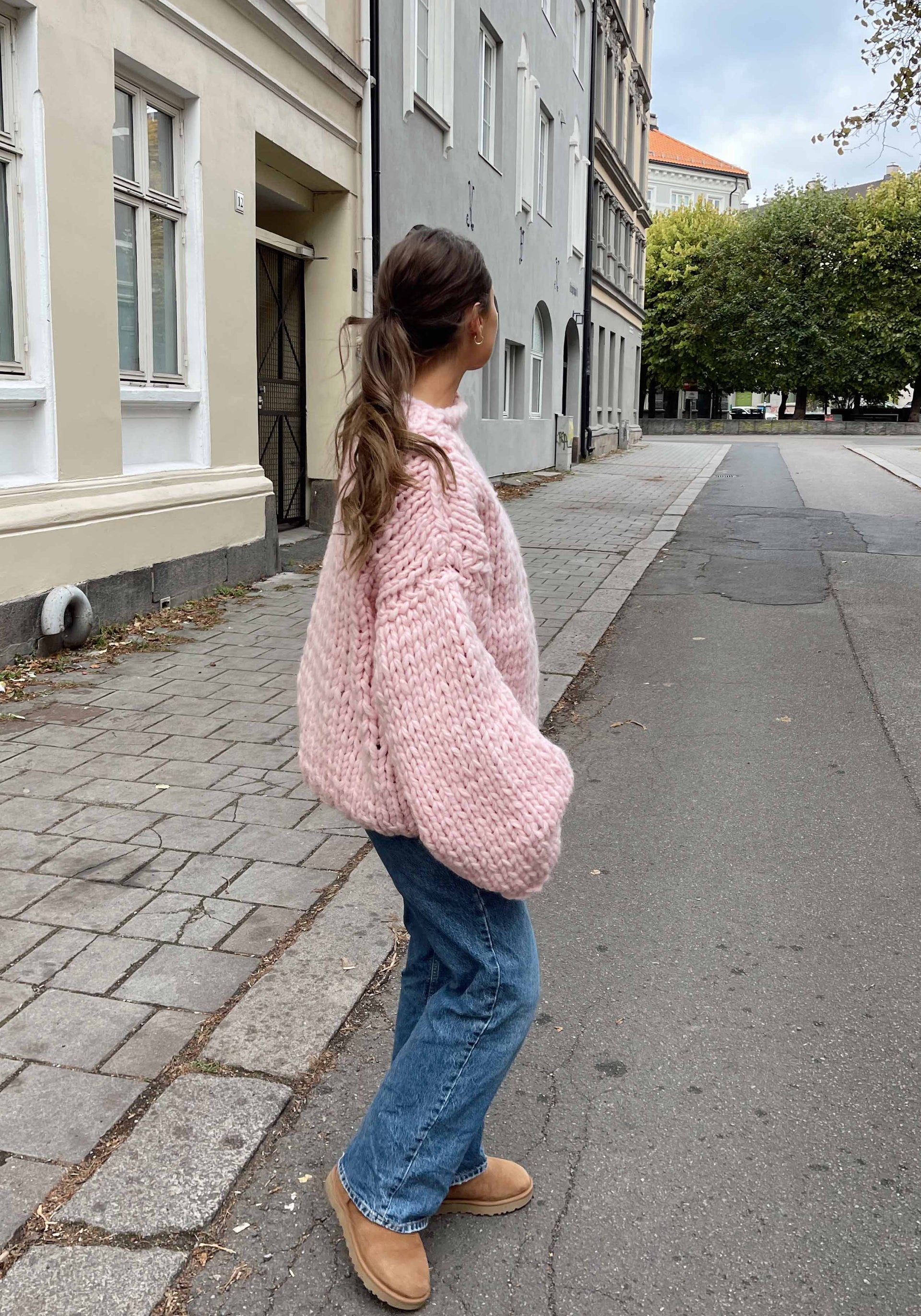 Traveling Sweater | Powdered Pink - Skappel Oslo
