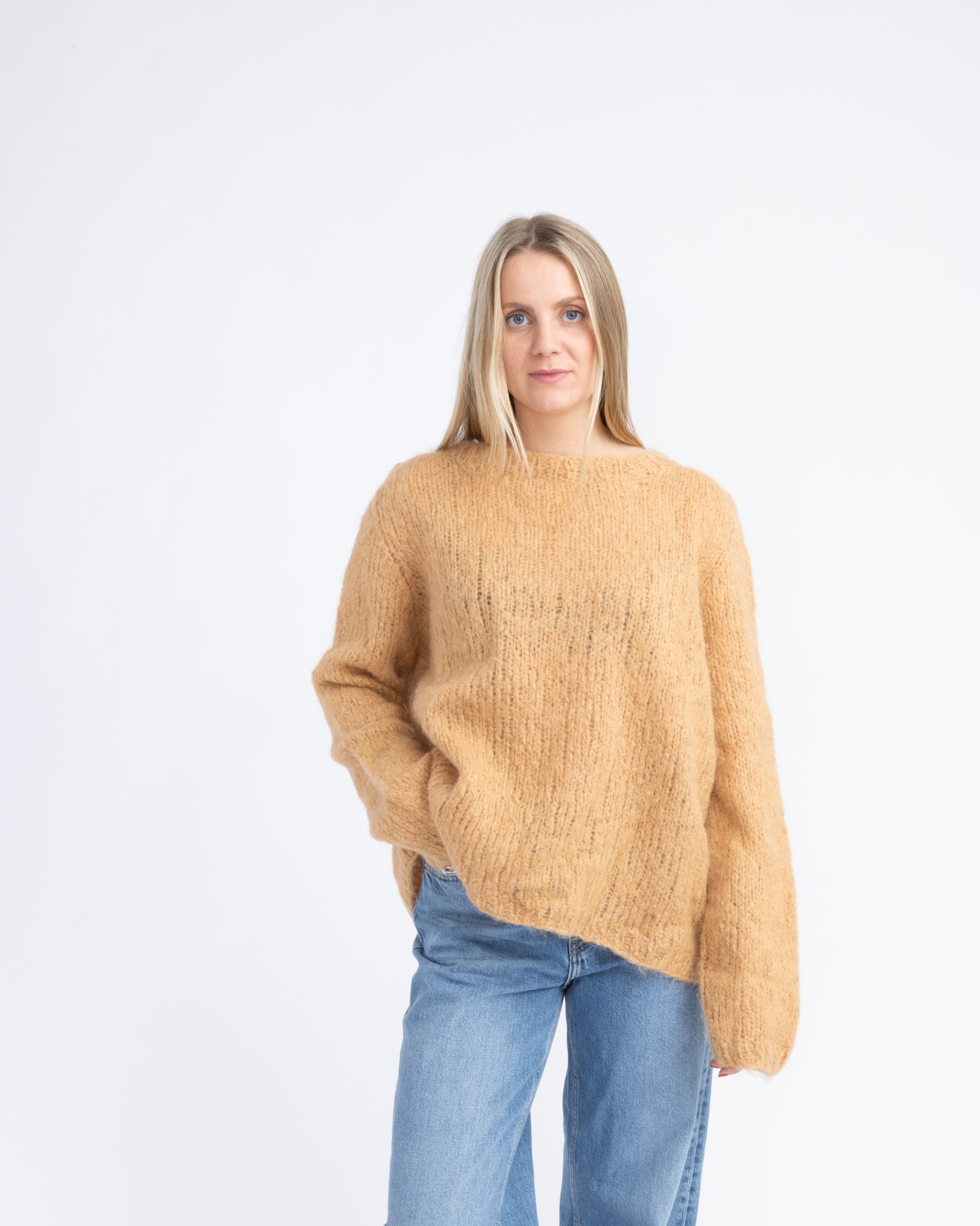Chic Mohair | Camel | HAND KNITTED SWEATER - Skappel Oslo