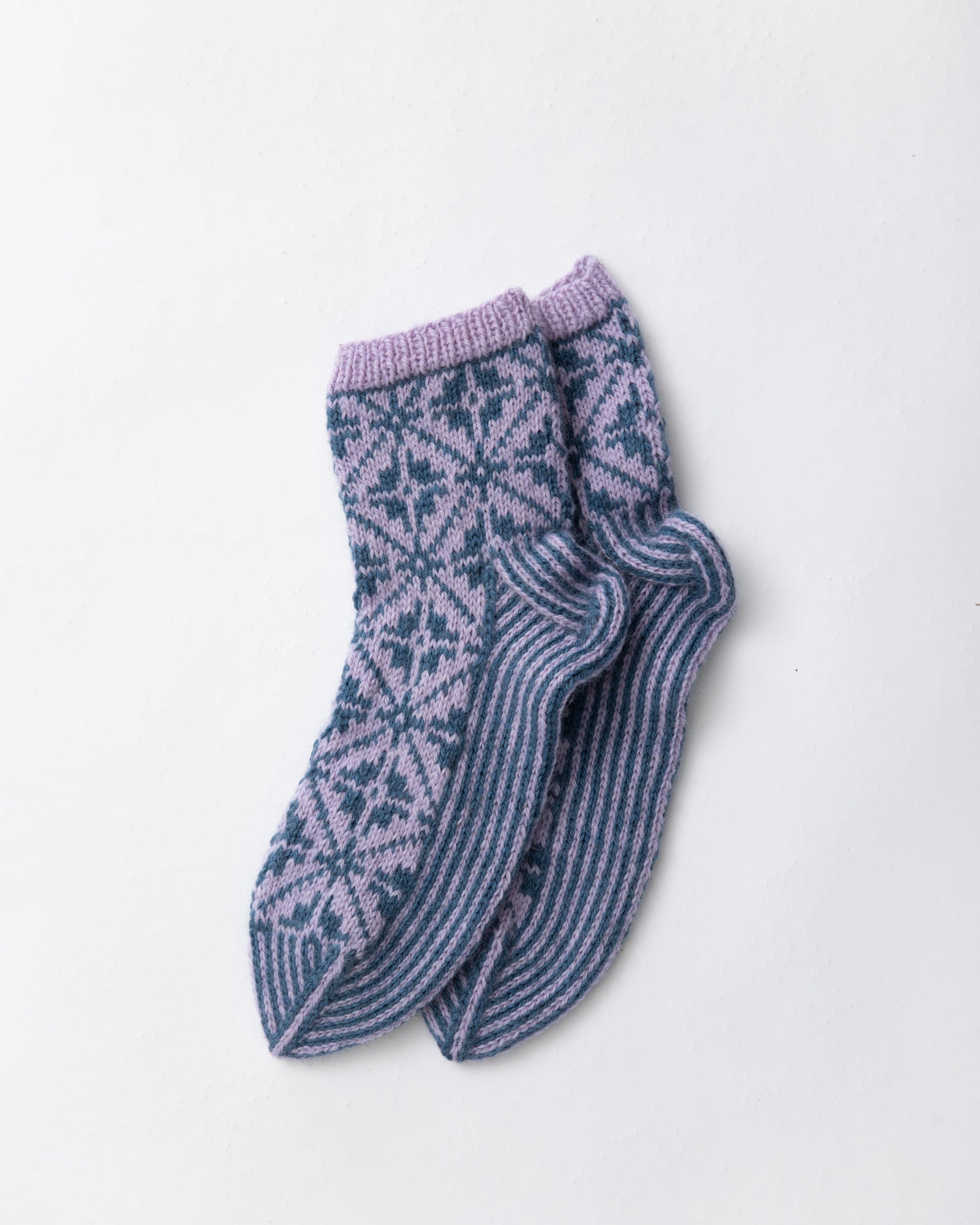 Hygge Socks | Lavender & Evening Blue - Skappel Oslo