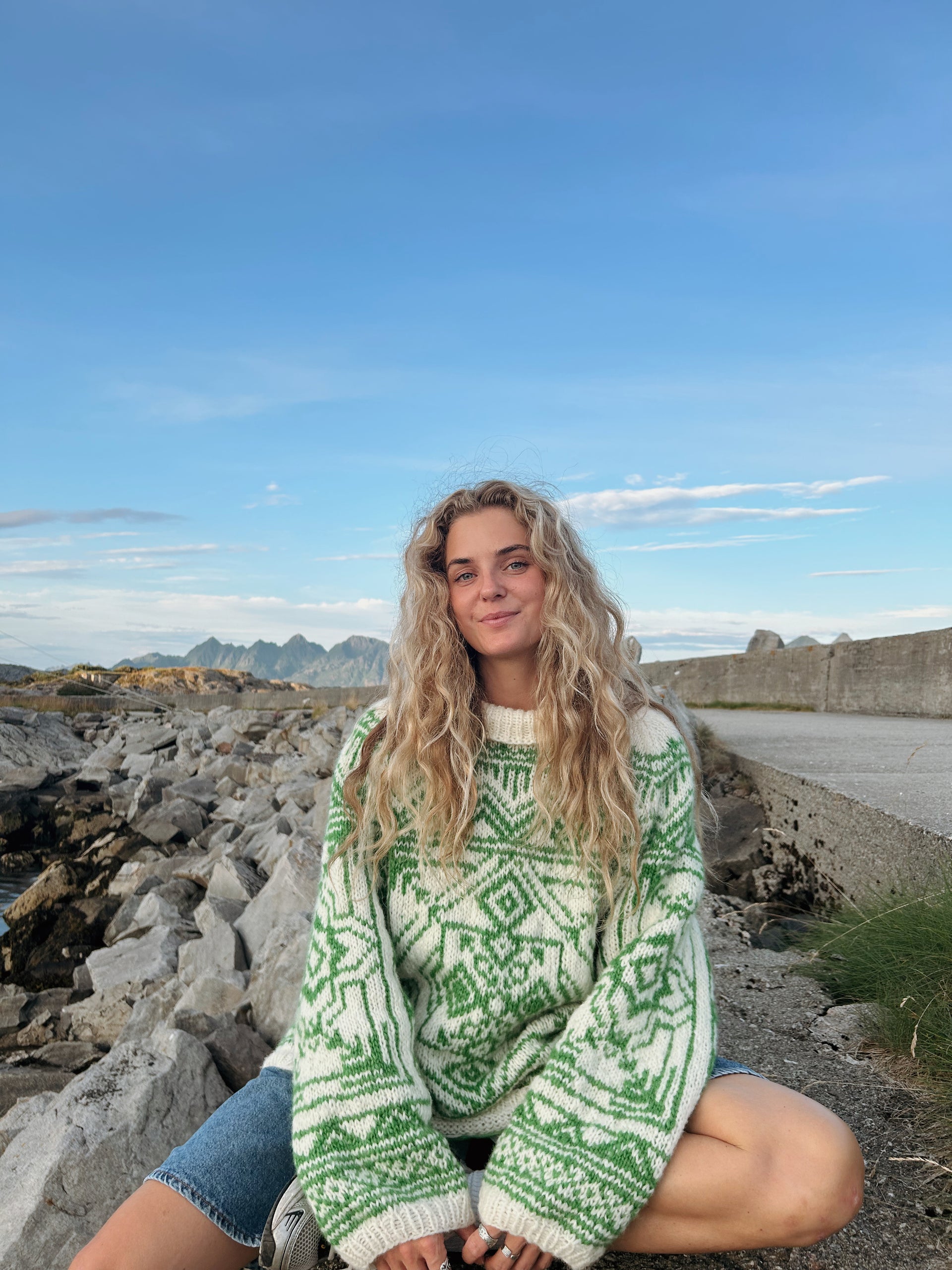 Ull er Gull | Natural White & Apple Green - Skappel Oslo