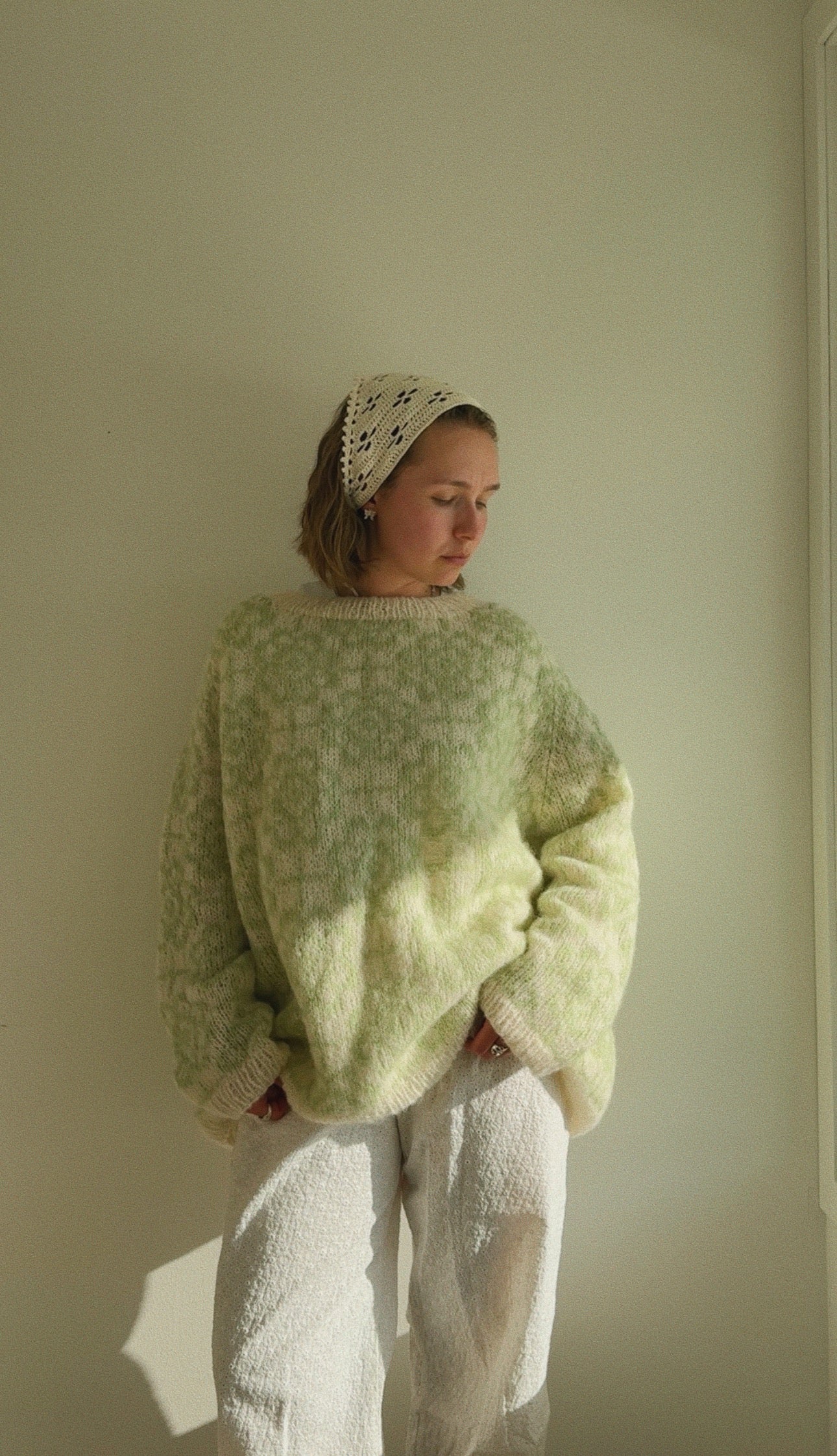 Kløver | Natural White & Pastel Green - Skappel Oslo