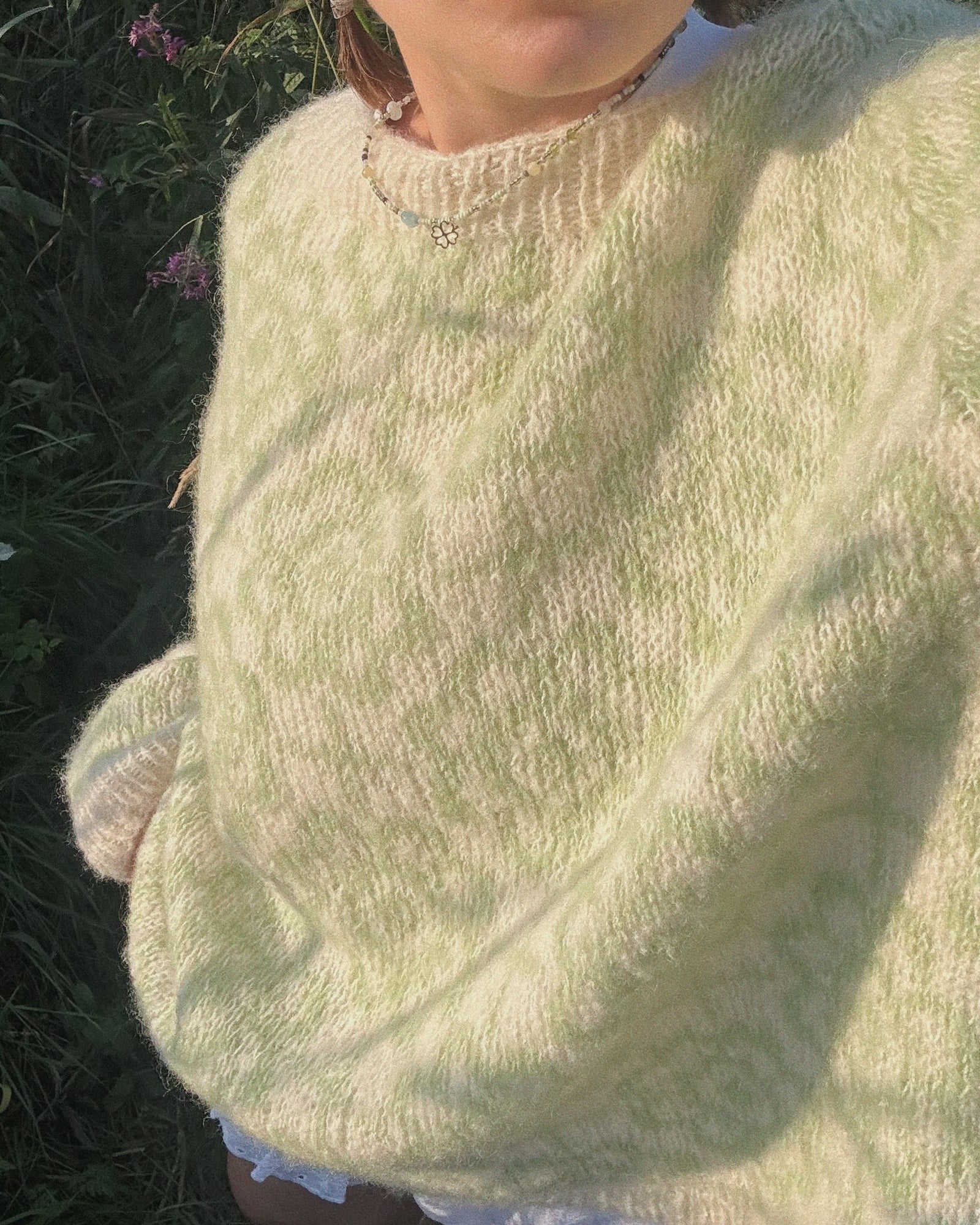 Kløver | Natural White & Pastel Green - Skappel Oslo