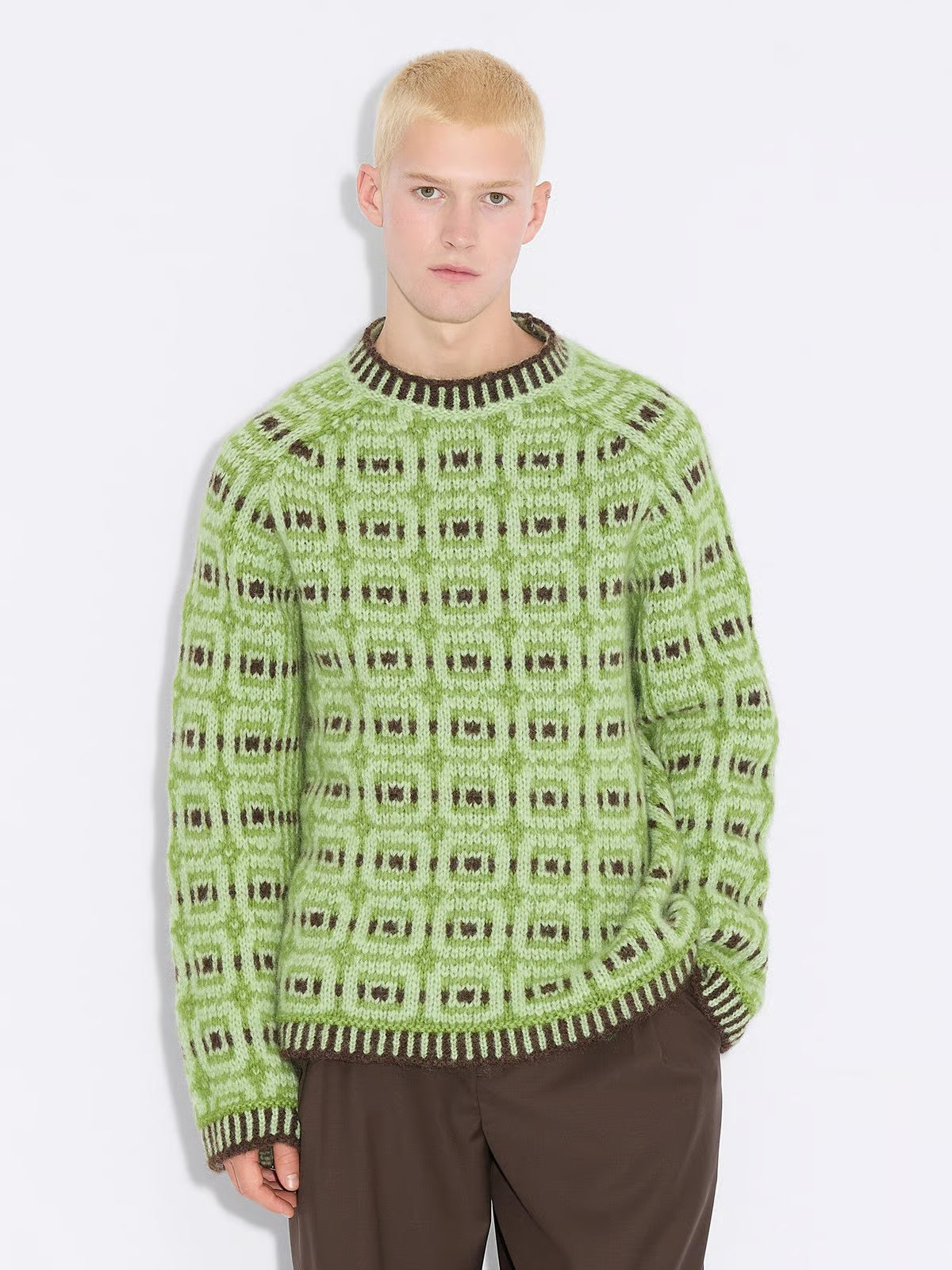 Røys Crewneck | Green | ReadyMade - Skappel Oslo